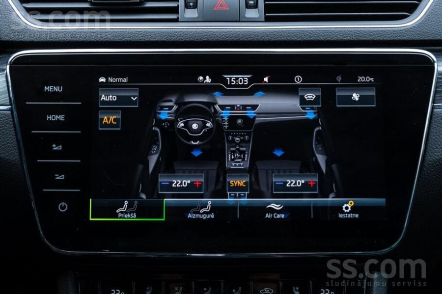 Green Skoda SuperB 2023 in Riga, with an engine capacity of 2.00 L and mileage of 145 thousand km for 22950 €, photo 17 on AUTOMOTO.COM.LV