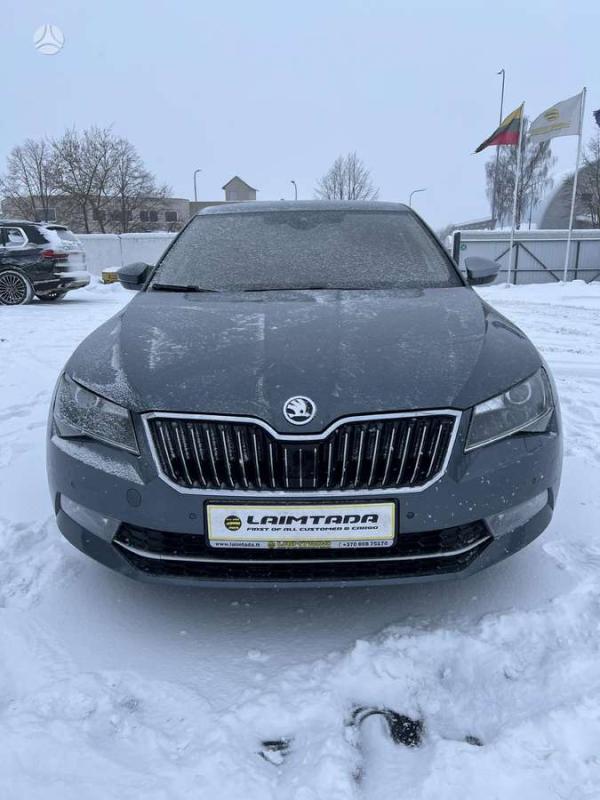 Grey Skoda SuperB 2015 in Telschi, with an engine capacity of 1.60 L and mileage of 267 thousand km for 6700 €, photo 2 on AUTOMOTO.COM.LV