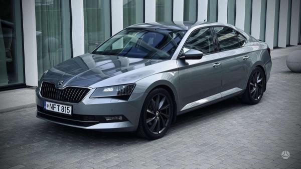 Grey Skoda SuperB 2015 in Vilnius, with an engine capacity of 1.97 L and mileage of 240 thousand km for 12950 €, photo 3 on AUTOMOTO.COM.LV