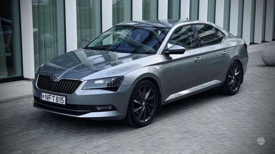 Pelēks Skoda SuperB 2015 Viļņa, ar dzinēja tilpumu 1.97 L un nobraukumu 240 tūkst. km par 12950 €, foto 4 vietnē AUTOMOTO.COM.LV