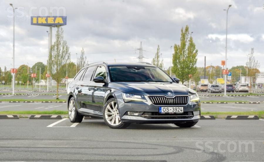 Pelēks Skoda SuperB 2015 Rīga, ar dzinēja tilpumu 2.00 L un nobraukumu 375 tūkst. km par 10490 €, foto 3 vietnē AUTOMOTO.COM.LV