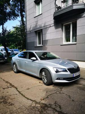 Grey Skoda SuperB 2016 in Kaunas, with an engine capacity of 1.97 L and mileage of 203 thousand km for 13000 €, photo 3 on AUTOMOTO.COM.LV