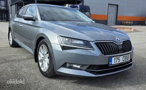 Pelēks Skoda SuperB 2016 Tallina, ar dzinēja tilpumu 1.60 L un nobraukumu 251 tūkst. km par 11499 €, foto  vietnē AUTOMOTO.COM.LV