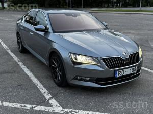 Pelēks Skoda SuperB 2016 Rīga, ar dzinēja tilpumu 2.00 L un nobraukumu 228 tūkst. km par 14200 €, foto  vietnē AUTOMOTO.COM.LV