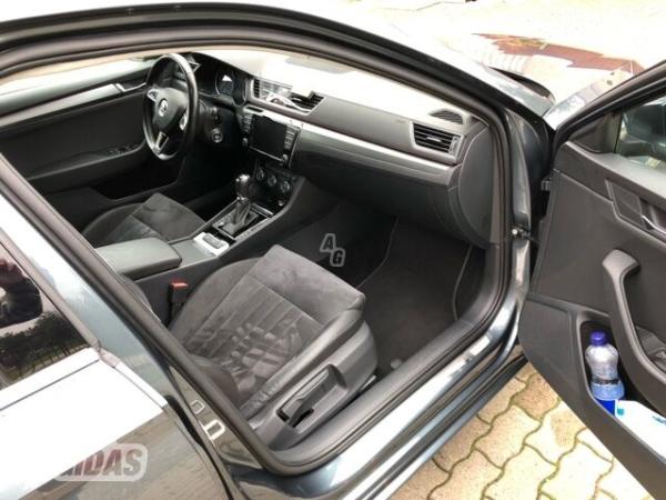 Grey Skoda SuperB 2017 in Marijampole, with an engine capacity of 2.00 L and mileage of 260 thousand km for 15750 €, photo 5 on AUTOMOTO.COM.LV