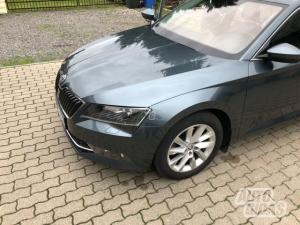 Grey Skoda SuperB 2017 in Marijampole, with an engine capacity of 2.00 L and mileage of 260 thousand km for 15750 €, photo 8 on AUTOMOTO.COM.LV