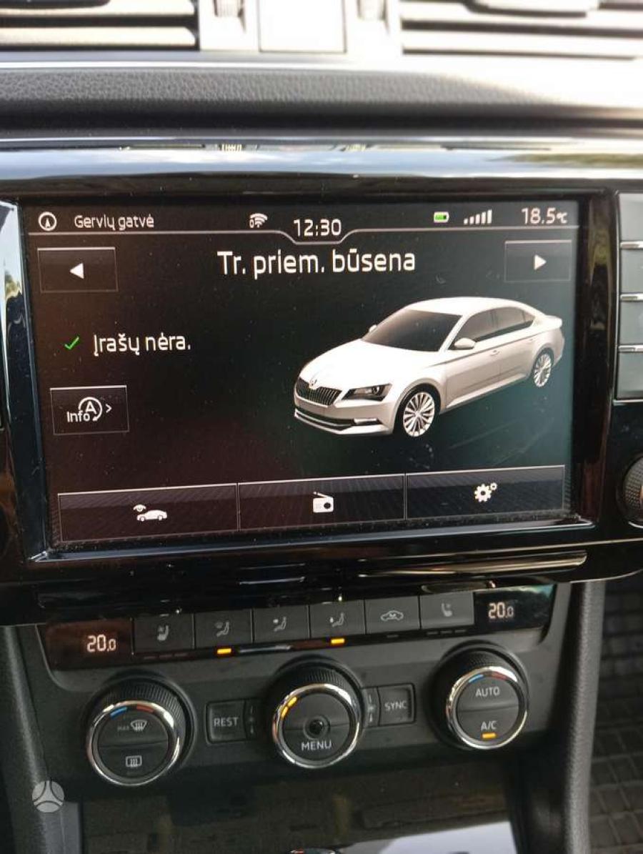 Pelēks Skoda SuperB 2017 Kauņa, ar dzinēja tilpumu 2.00 L un nobraukumu 348 tūkst. km par 10000 €, foto 13 vietnē AUTOMOTO.COM.LV