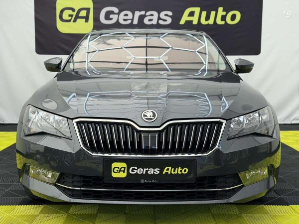 Grey Skoda SuperB 2018 in Vilnius, with an engine capacity of 1.60 L and mileage of 196 thousand km for 9600 €, photo 2 on AUTOMOTO.COM.LV
