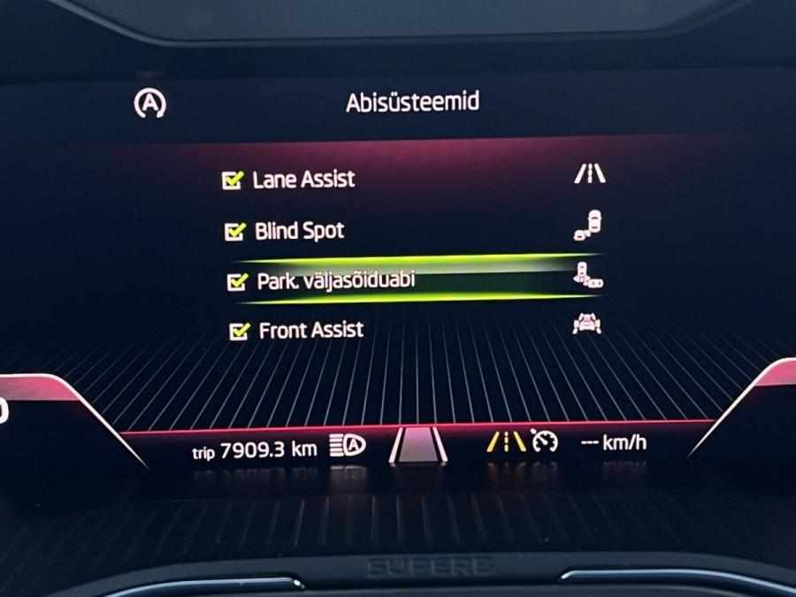 Grey Skoda SuperB 2019 in Parnu, with an engine capacity of 1.50 L and mileage of 168 thousand km for 15650 €, photo 13 on AUTOMOTO.COM.LV