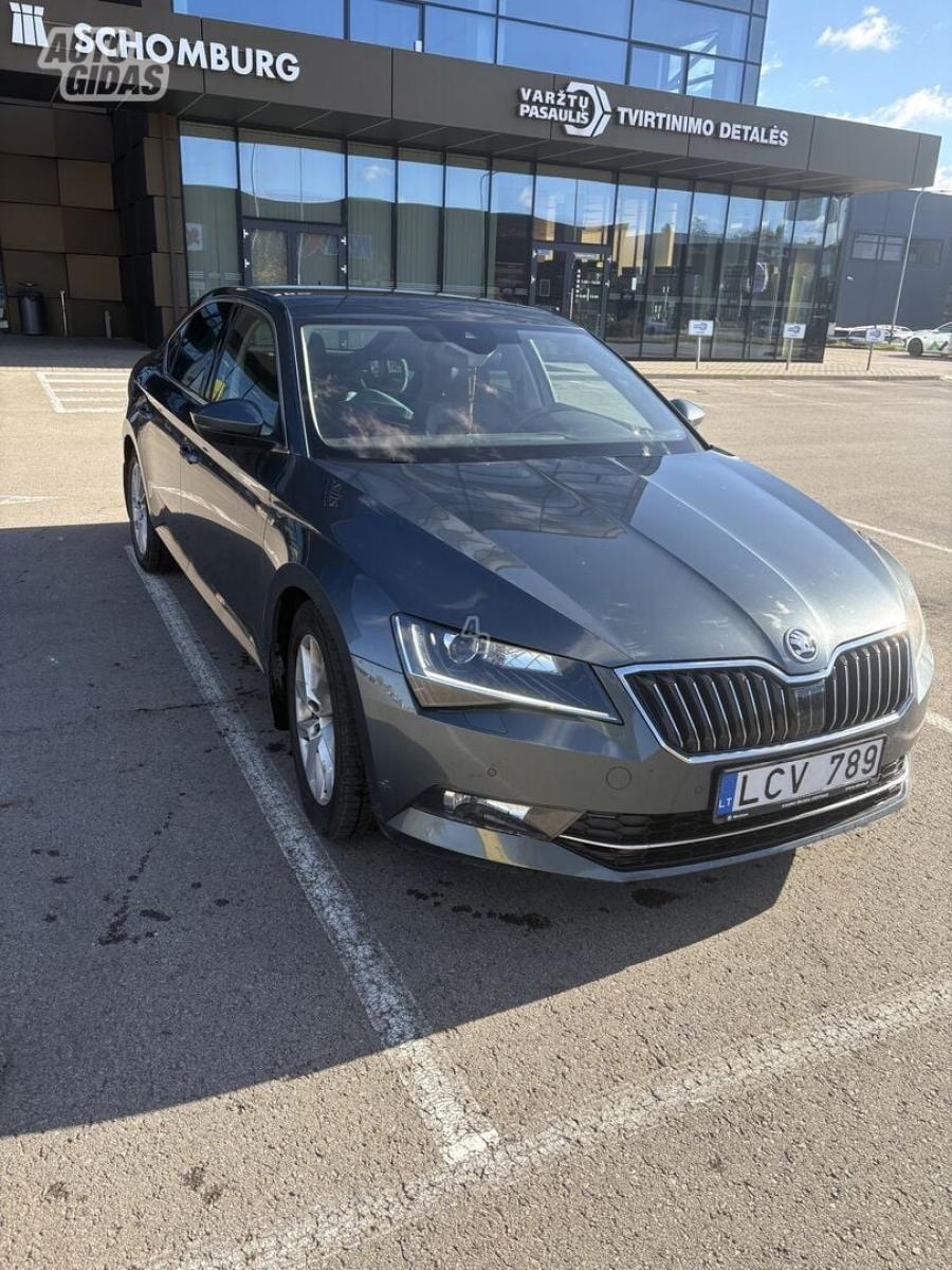Grey Skoda SuperB 2019 in Kaunas, with an engine capacity of 2.00 L and mileage of 133 thousand km for 17500 €, photo 1 on AUTOMOTO.COM.LV