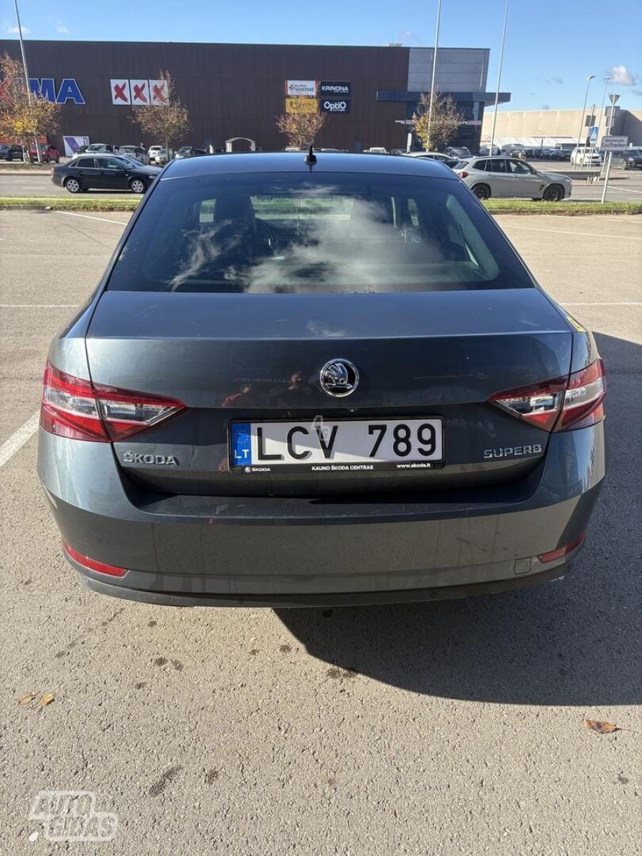 Grey Skoda SuperB 2019 in Kaunas, with an engine capacity of 2.00 L and mileage of 133 thousand km for 17500 €, photo 8 on AUTOMOTO.COM.LV