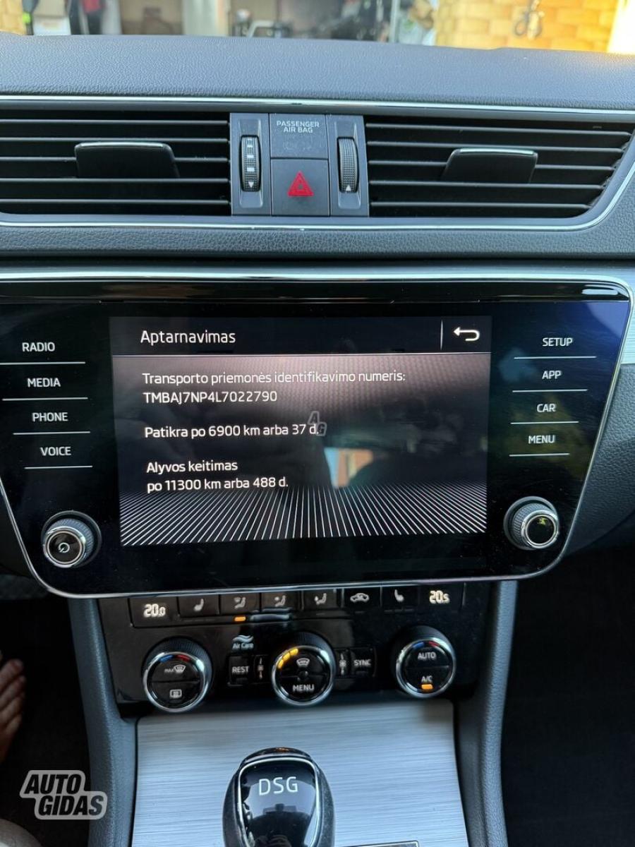 Pelēks Skoda SuperB 2019 Kauņa, ar dzinēja tilpumu 2.00 L un nobraukumu 210 tūkst. km par 14150 €, foto 18 vietnē AUTOMOTO.COM.LV