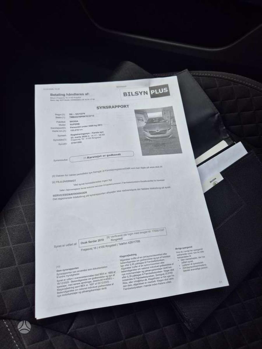 Pelēks Skoda SuperB 2019 Utena, ar dzinēja tilpumu 1.60 L un nobraukumu 153 tūkst. km par 13490 €, foto 18 vietnē AUTOMOTO.COM.LV