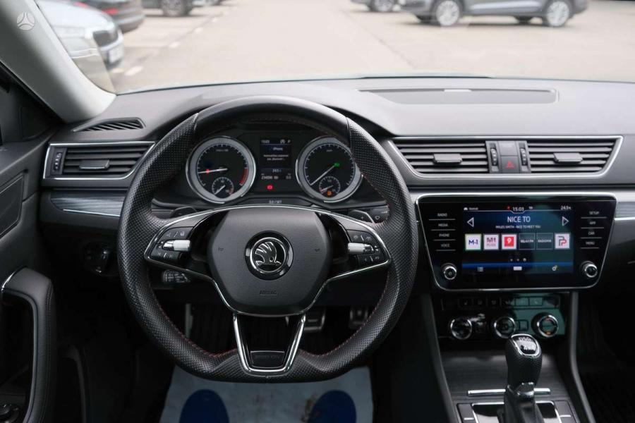 Grey Skoda SuperB 2019 in Vilnius, with an engine capacity of 1.97 L and mileage of 234 thousand km for 16900 €, photo 6 on AUTOMOTO.COM.LV