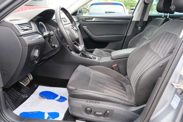 Grey Skoda SuperB 2019 in Vilnius, with an engine capacity of 1.97 L and mileage of 234 thousand km for 16900 €, photo 7 on AUTOMOTO.COM.LV