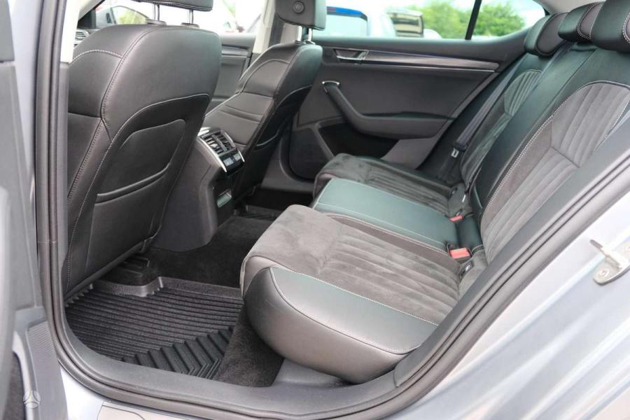 Grey Skoda SuperB 2019 in Vilnius, with an engine capacity of 1.97 L and mileage of 234 thousand km for 16900 €, photo 9 on AUTOMOTO.COM.LV