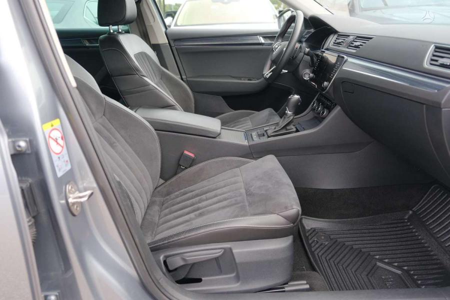 Grey Skoda SuperB 2019 in Vilnius, with an engine capacity of 1.97 L and mileage of 234 thousand km for 16900 €, photo 11 on AUTOMOTO.COM.LV