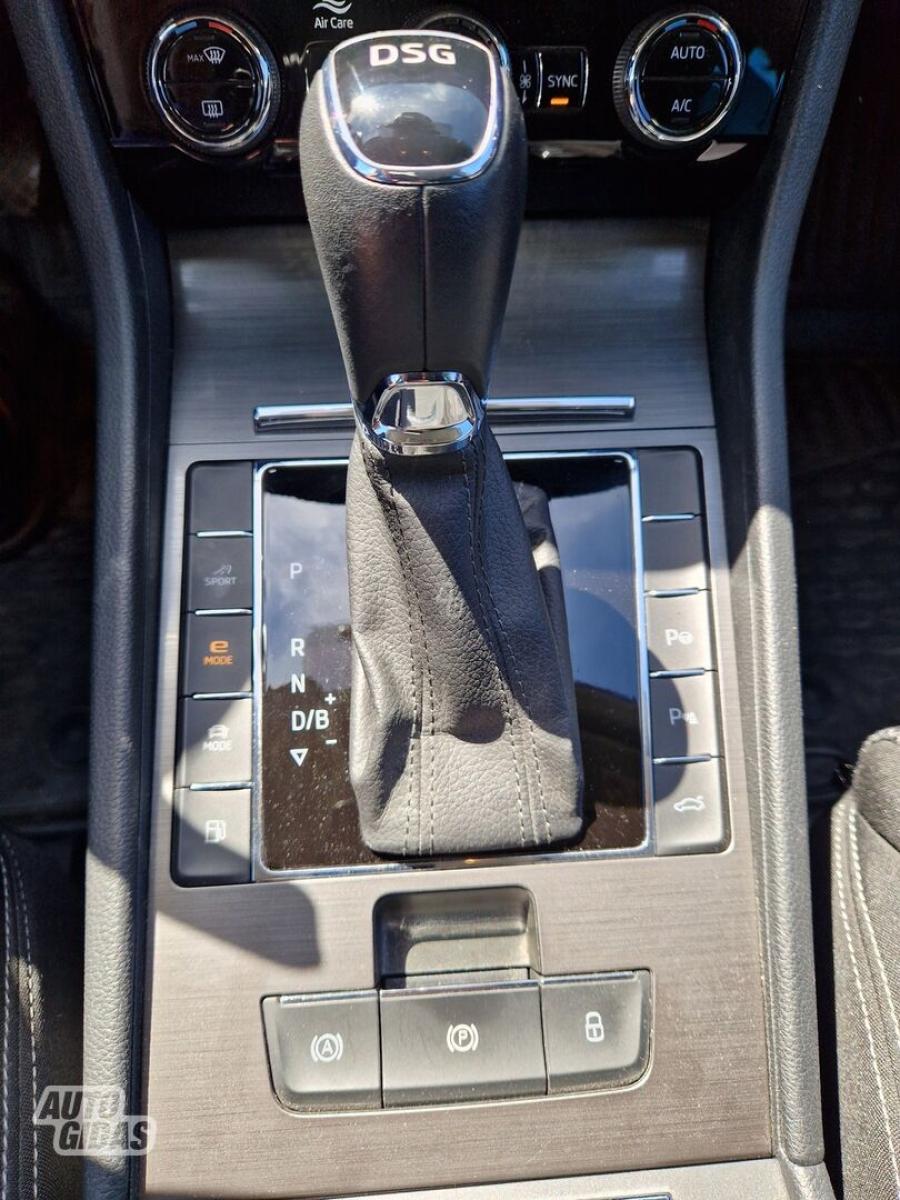 Grey Skoda SuperB 2020 in Klaipeda, with an engine capacity of 1.40 L and mileage of 81 thousand km for 19000 €, photo 10 on AUTOMOTO.COM.LV