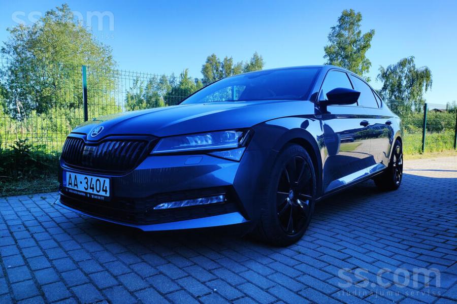 Pelēks Skoda SuperB 2021 Rīga, ar dzinēja tilpumu 2.00 L un nobraukumu 114 tūkst. km par 24900 €, foto 1 vietnē AUTOMOTO.COM.LV