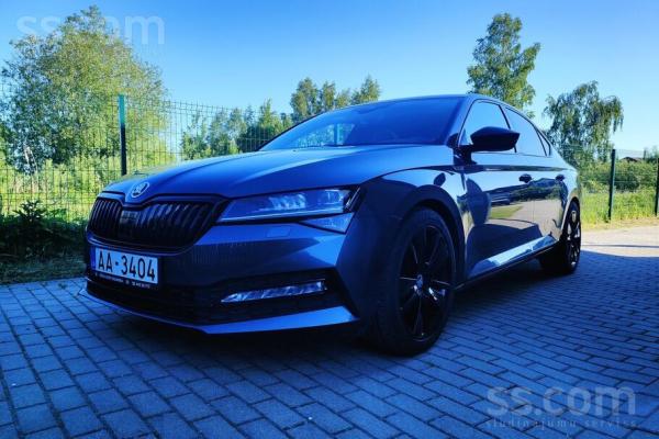 Grey Skoda SuperB 2021 in Riga, with an engine capacity of 2.00 L and mileage of 114 thousand km for 24900 €, photo 1 on AUTOMOTO.COM.LV