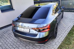 Grey Skoda SuperB 2021 in Riga, with an engine capacity of 1.97 L and mileage of 114 thousand km for 22300 €, photo 4 on AUTOMOTO.COM.LV