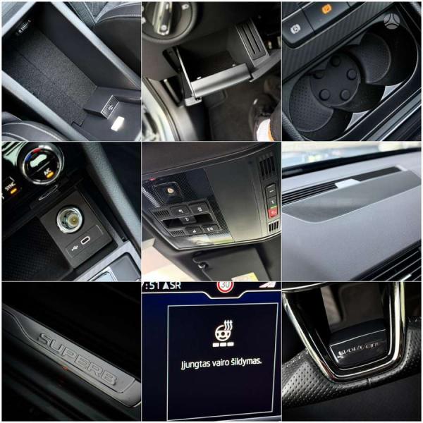 Grey Skoda SuperB 2021 in Kaunas, with an engine capacity of 2.00 L and mileage of 194 thousand km for 18900 €, photo 5 on AUTOMOTO.COM.LV