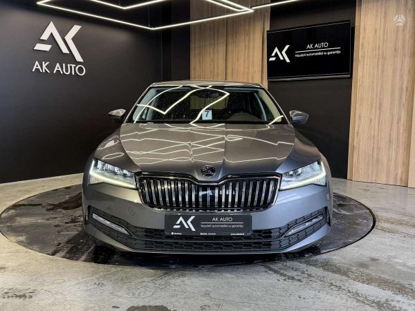 Grey Skoda SuperB 2022 in Kaunas, with an engine capacity of 1.98 L and mileage of 86 thousand km for 23990 €, photo 4 on AUTOMOTO.COM.LV