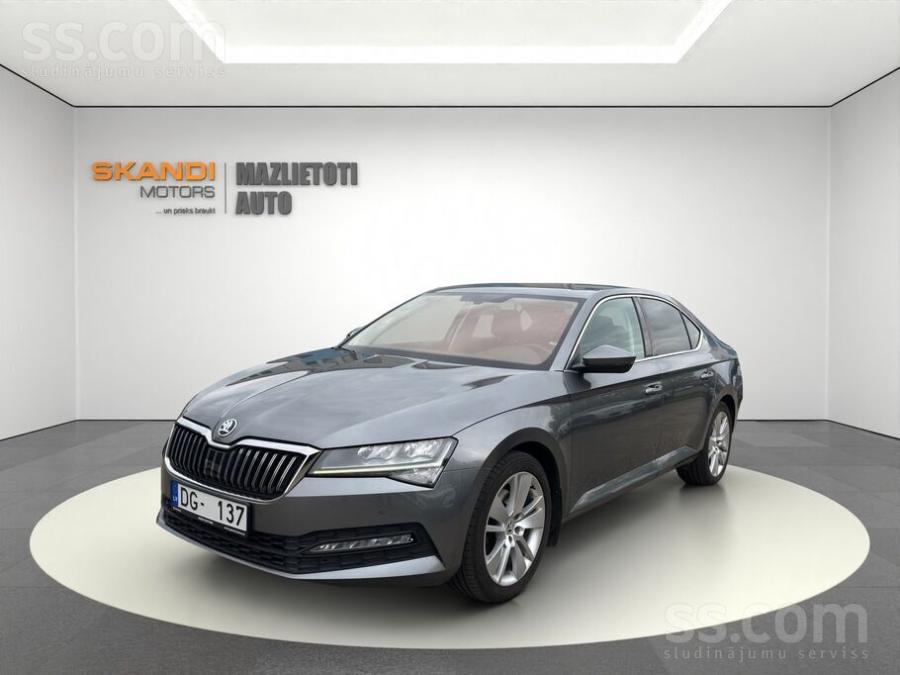 Pelēks Skoda SuperB 2022 Rīga, ar dzinēja tilpumu 2.00 L un nobraukumu 131 tūkst. km par 22250 €, foto 1 vietnē AUTOMOTO.COM.LV