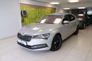 Grey Skoda SuperB 2022 in Vilnius, with an engine capacity of 1.97 L and mileage of 143 thousand km for 23900 €, photo  on AUTOMOTO.COM.LV