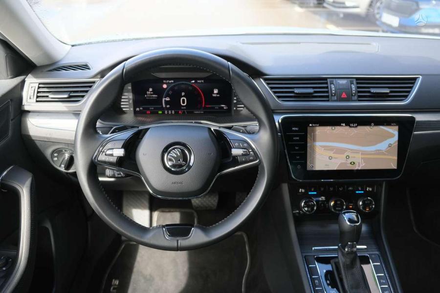Grey Skoda SuperB 2022 in Vilnius, with an engine capacity of 1.97 L and mileage of 143 thousand km for 23900 €, photo 6 on AUTOMOTO.COM.LV