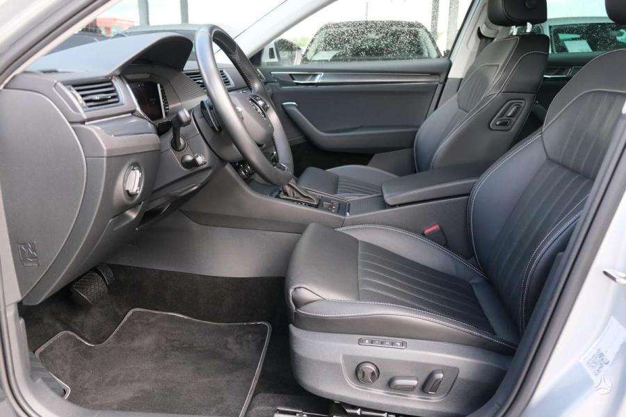 Grey Skoda SuperB 2022 in Vilnius, with an engine capacity of 1.97 L and mileage of 143 thousand km for 23900 €, photo 8 on AUTOMOTO.COM.LV