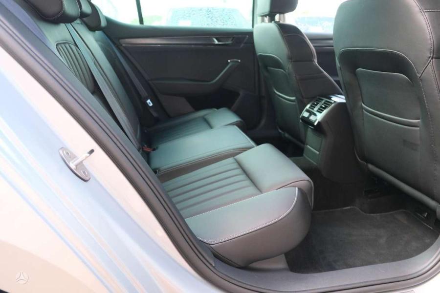 Grey Skoda SuperB 2022 in Vilnius, with an engine capacity of 1.97 L and mileage of 143 thousand km for 23900 €, photo 10 on AUTOMOTO.COM.LV