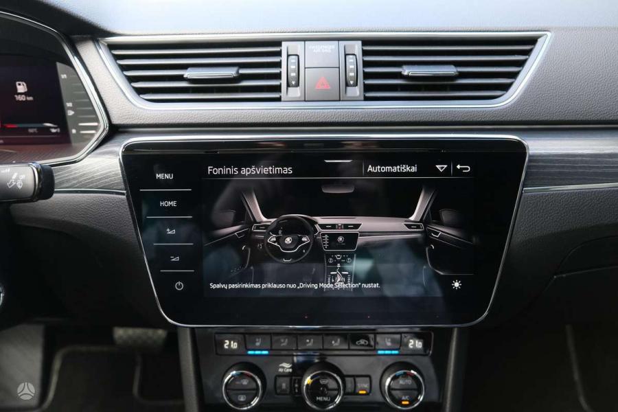 Grey Skoda SuperB 2022 in Vilnius, with an engine capacity of 1.97 L and mileage of 143 thousand km for 23900 €, photo 16 on AUTOMOTO.COM.LV