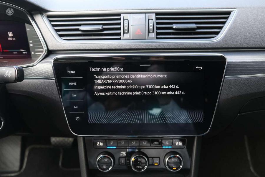 Grey Skoda SuperB 2022 in Vilnius, with an engine capacity of 1.97 L and mileage of 143 thousand km for 23900 €, photo 18 on AUTOMOTO.COM.LV