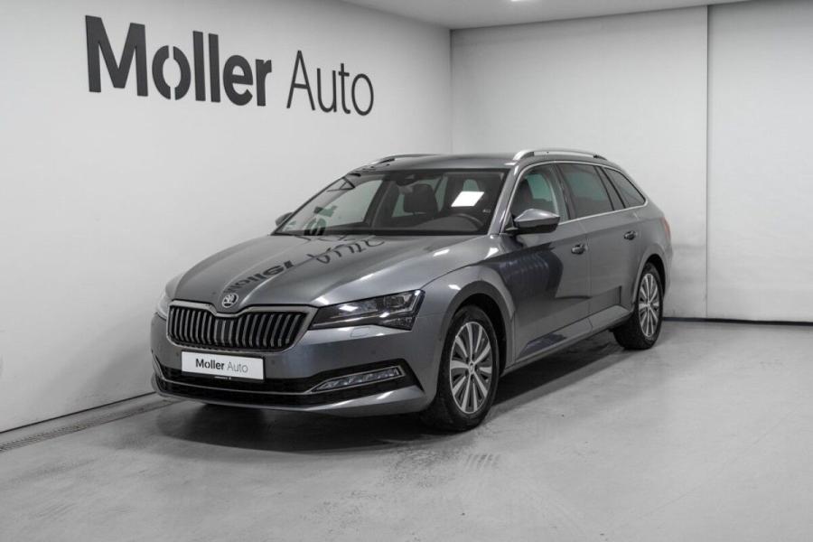 Grey Skoda SuperB 2022 in Vilnius, with an engine capacity of 2.00 L and mileage of 147 thousand km for 24900 €, photo 1 on AUTOMOTO.COM.LV