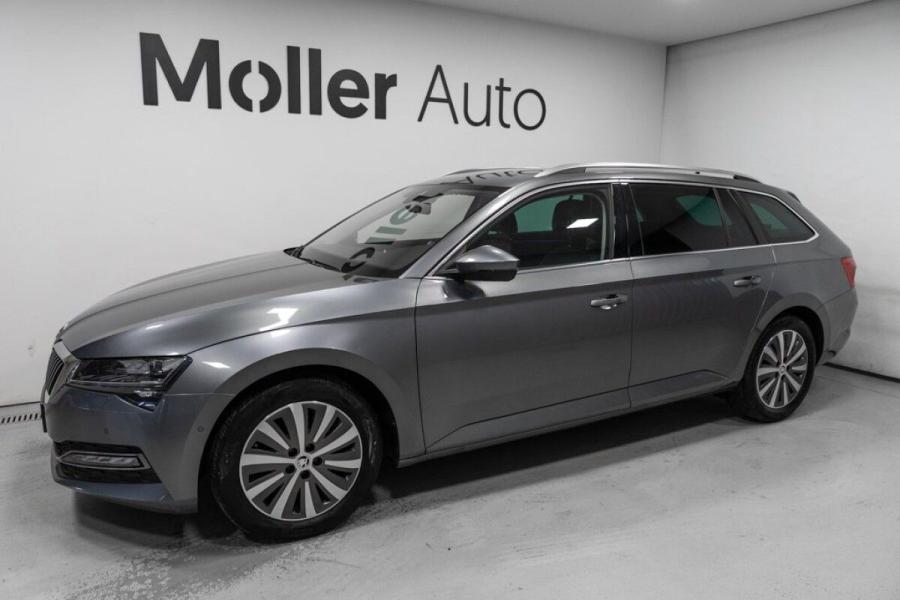 Grey Skoda SuperB 2022 in Vilnius, with an engine capacity of 2.00 L and mileage of 147 thousand km for 24900 €, photo 3 on AUTOMOTO.COM.LV