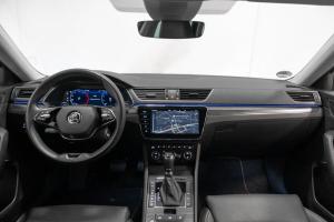 Grey Skoda SuperB 2022 in Vilnius, with an engine capacity of 2.00 L and mileage of 147 thousand km for 24900 €, photo 10 on AUTOMOTO.COM.LV