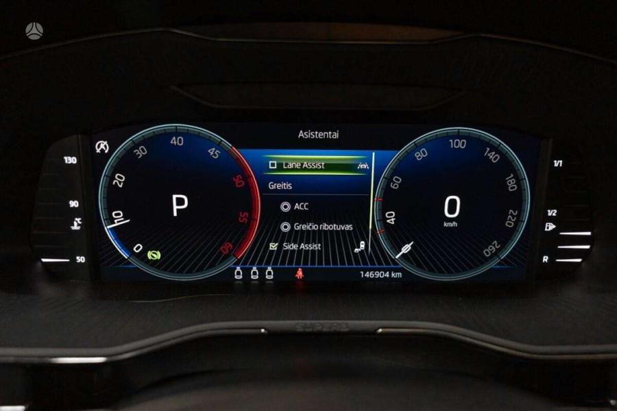 Серый Шкода Суперб 2022 в Вильнюс, объемом двигателя 2.00 л и пробегом 147 тыс. км за 24900 €, фото 15 на AUTOMOTO.COM.LV