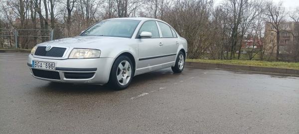 Grey Skoda SuperB 2003 in Kupiskis, with an engine capacity of 1.90 L and mileage of 402 thousand km for 1250 €, photo 2 on AUTOMOTO.COM.LV