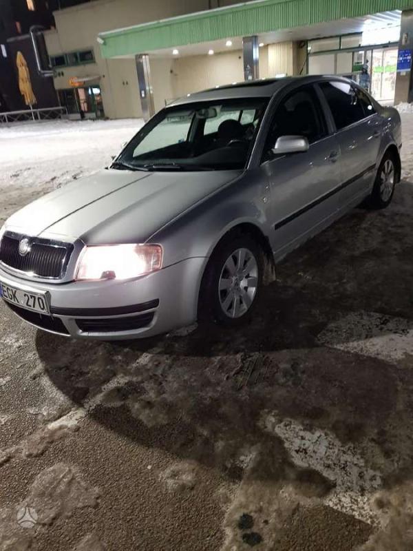 Grey Skoda SuperB 2005 in Kaunas, with an engine capacity of 1.90 L and mileage of 279 thousand km for 1350 €, photo 1 on AUTOMOTO.COM.LV