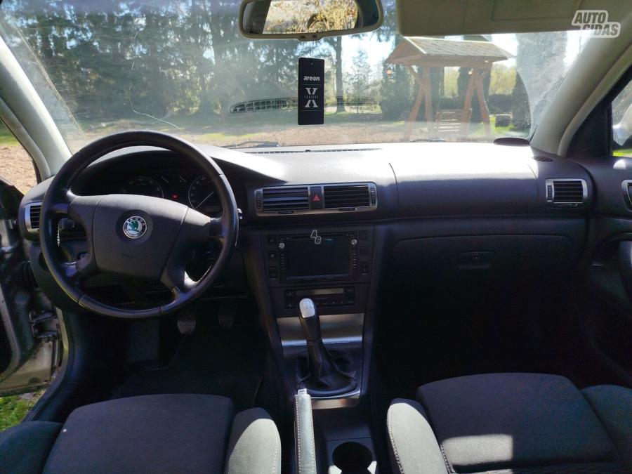 Grey Skoda SuperB 2007 in Klaipeda, with an engine capacity of 1.80 L and mileage of 198 thousand km for 1500 €, photo 8 on AUTOMOTO.COM.LV