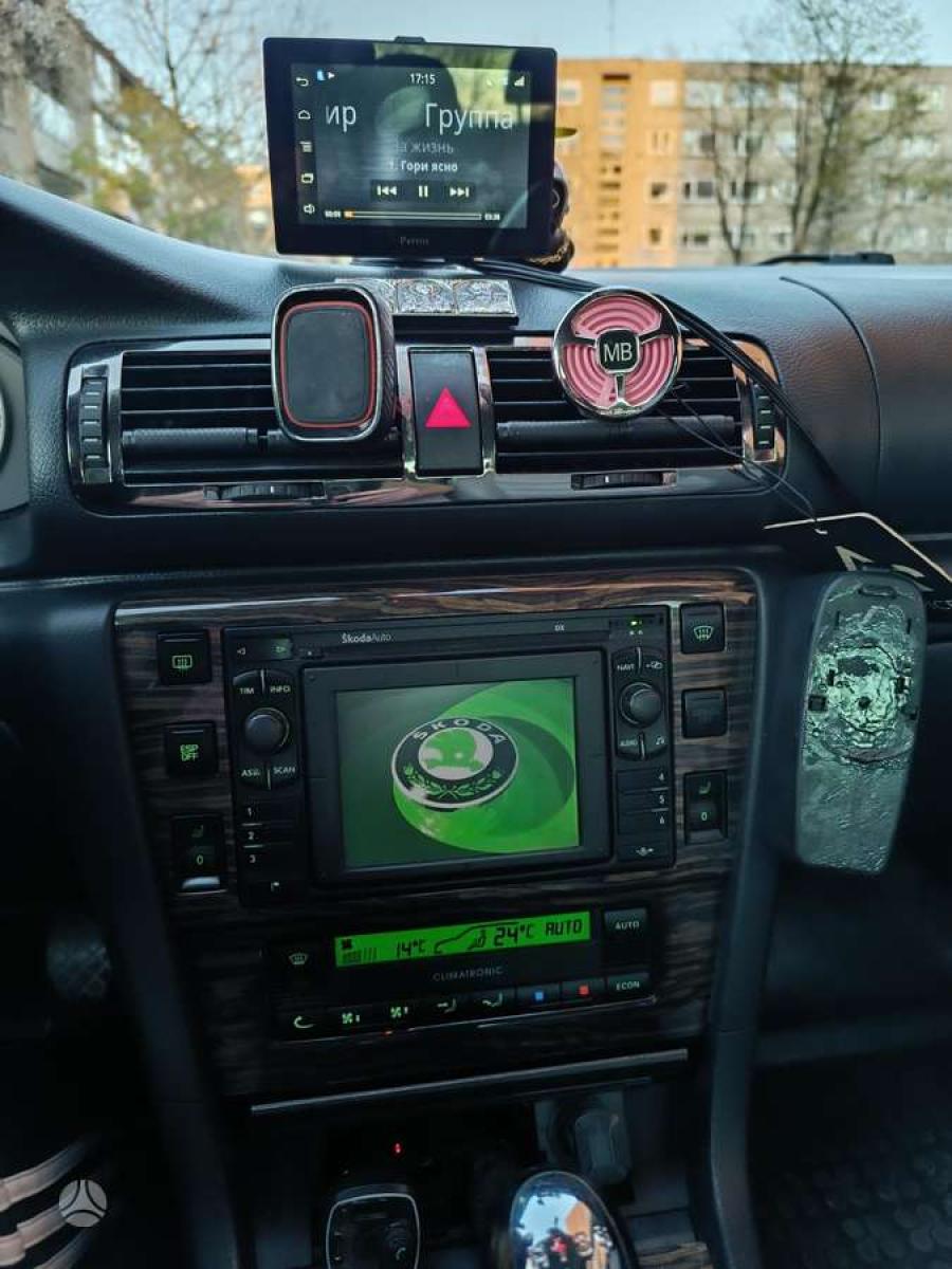 Pelēks Skoda SuperB 2007 Viļņa, ar dzinēja tilpumu 2.50 L un nobraukumu 283 tūkst. km par 2800 €, foto 16 vietnē AUTOMOTO.COM.LV