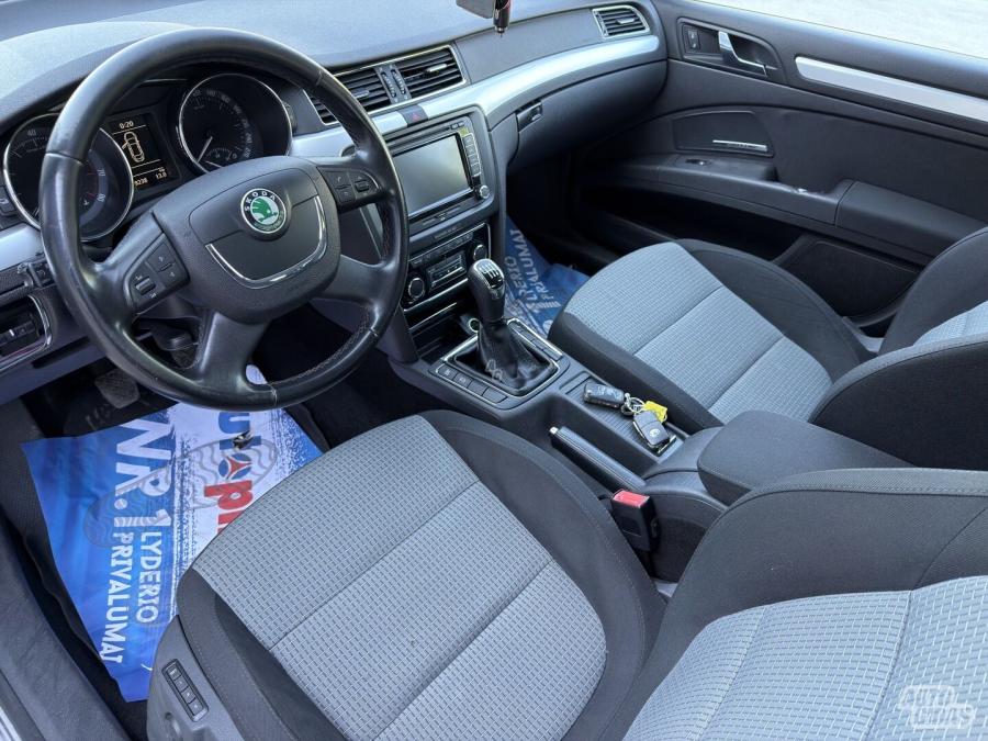 Grey Skoda SuperB 2011 in Panevezys, with an engine capacity of 1.80 L and mileage of 259 thousand km for 3333 €, photo 14 on AUTOMOTO.COM.LV