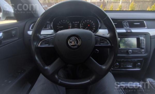 Grey Skoda SuperB 2014 in Riga, with an engine capacity of 1.60 L and mileage of 135 thousand km for 5200 €, photo 10 on AUTOMOTO.COM.LV