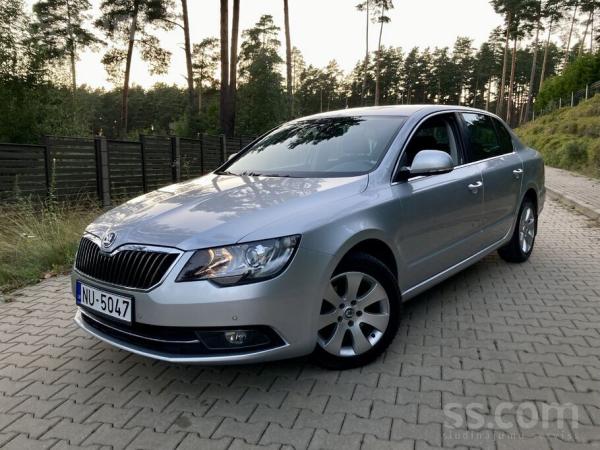 Grey Skoda SuperB 2014 in Riga, with an engine capacity of 1.60 L and mileage of 136 thousand km for 6900 €, photo 3 on AUTOMOTO.COM.LV