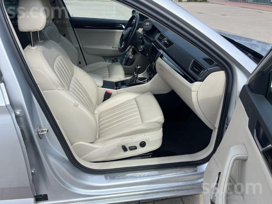 Grey Skoda SuperB 2015 in Riga, with an engine capacity of 2.00 L and mileage of 164 thousand km for 13000 €, photo 21 on AUTOMOTO.COM.LV