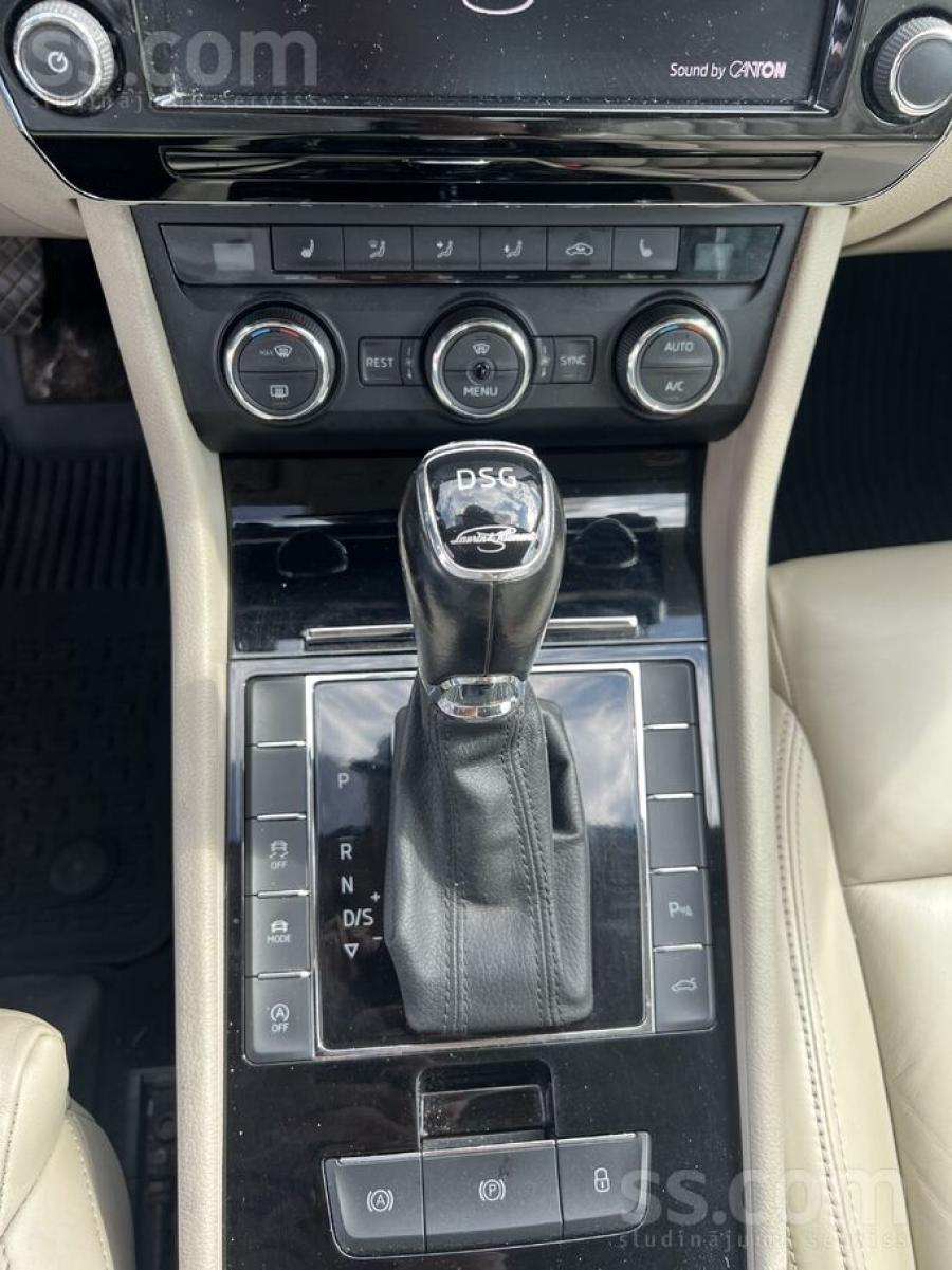 Grey Skoda SuperB 2015 in Riga, with an engine capacity of 2.00 L and mileage of 164 thousand km for 13000 €, photo 39 on AUTOMOTO.COM.LV