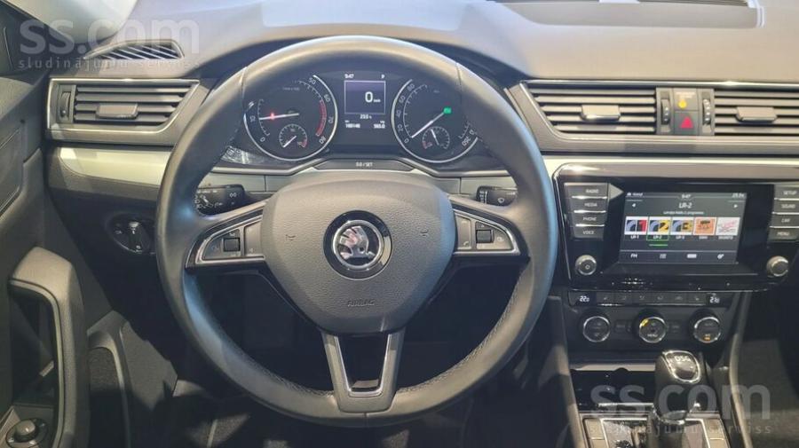Grey Skoda SuperB 2015 in Riga, with an engine capacity of 1.80 L and mileage of 169 thousand km for 12290 €, photo 12 on AUTOMOTO.COM.LV