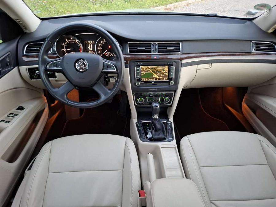 Pelēks Skoda SuperB 2015 Kauņa, ar dzinēja tilpumu 1.98 L un nobraukumu 300 tūkst. km par 6750 €, foto 5 vietnē AUTOMOTO.COM.LV