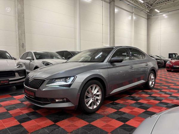 Grey Skoda SuperB 2016 in Vilnius, with an engine capacity of 1.60 L and mileage of 182 thousand km for 14990 €, photo 1 on AUTOMOTO.COM.LV